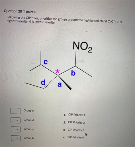 Solved Question 20 4 Points Following The Cip Rules