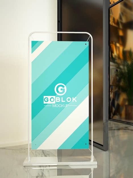 스탠드 롤 배너 프로토 타입 프리미엄 Psd 파일