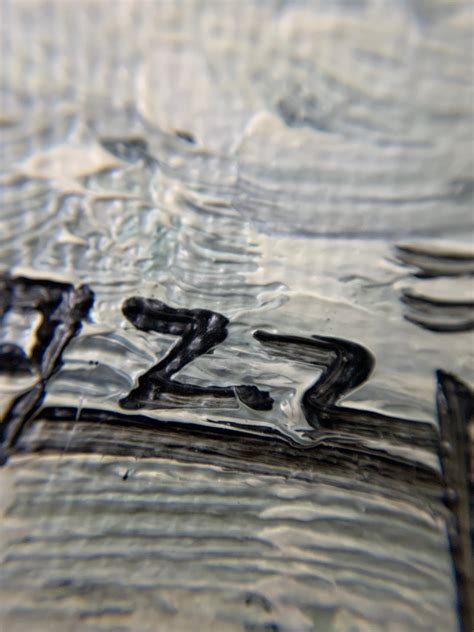 Joseph Collazzi Italian 1914 1989 Signed Winter Landscape Oil On