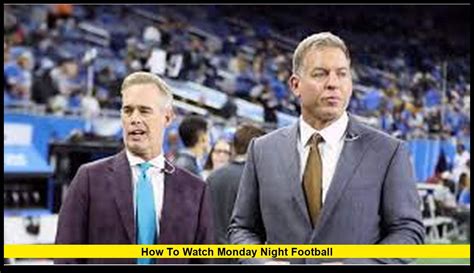 How To Watch Monday Night Football