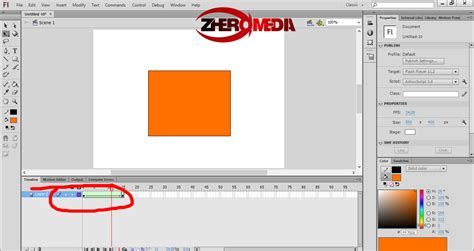 Tutorial Dasar Flashanimasi Shape Tween