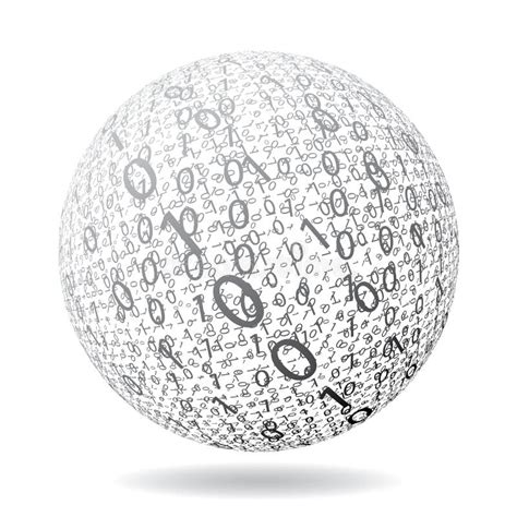 binary ball stock illustration illustration of globe check 65553