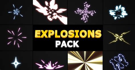 explosions pack 02 03 2d textures and materials unity asset store