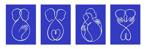 사랑 감정 포옹하는 두 사람 개념에 대한 스톡 벡터 아트 및 기타 이미지 개념 그리기 남자 Istock