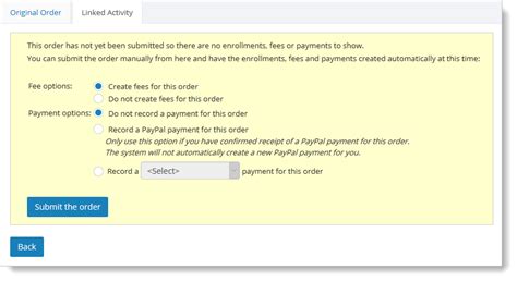 Adding Editing And Deleting Payments Manage Orders