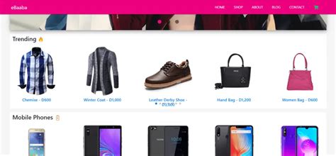 Modern E Commerce Website In Reactjs And Redux