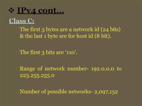 Ip Address Ipv4 And Ipv6 Pptx