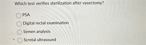 Which Test Verifies Sterilization After