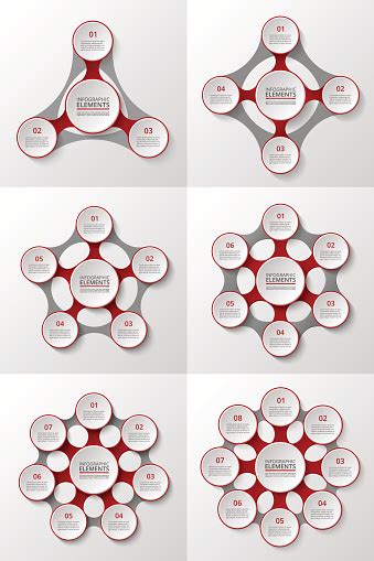 벡터 서클 인포그래픽 설정합니다 0명에 대한 스톡 벡터 아트 및 기타 이미지 0명 그래프 기업 재무와 산업 Istock