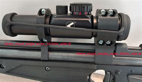 Crosman 1377 1322 Pistol 30mm Scope Mount Clamp On By Facehaver Download Free Stl Model