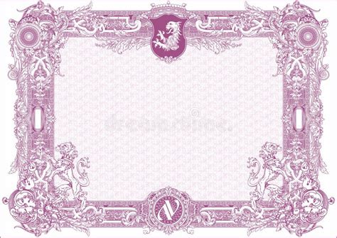 Certificate Empty Letters Stock Illustrations 127 Certificate Empty