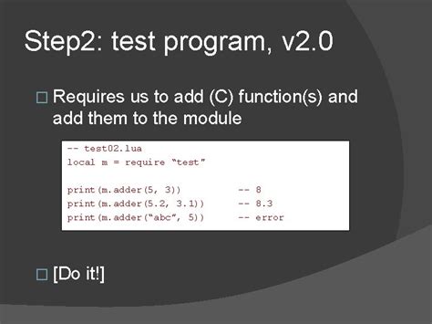 Lua Extending 1 References Programming In Lua 2