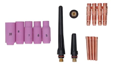Kit De Acessórios Para Tochas De Soldagem Tig 16 Peças De C Mercadolivre