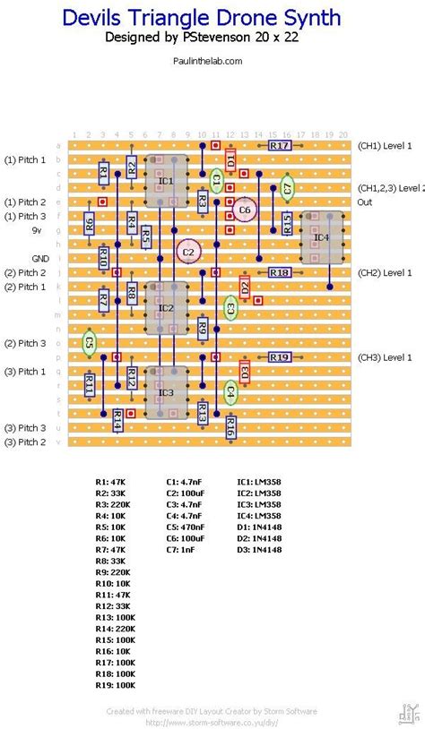 Guitar Synth Schematic Ds 1 Distortion With Ta7136ap Guitar