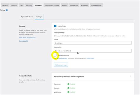 easily make a test payment in woocommerce using stripe