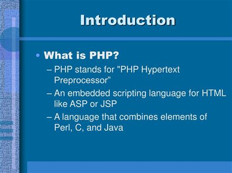 Ppt Developing Web Applications With Php Powerpoint Presentation