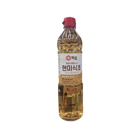 Baegseol Brown Rice Vinegar 900ml Hans Market