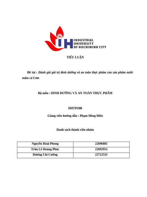 Tiểu Luận Dd A2 Pdf