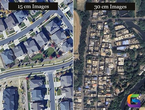 How To Find The Resolution Of Satellite Images On Google