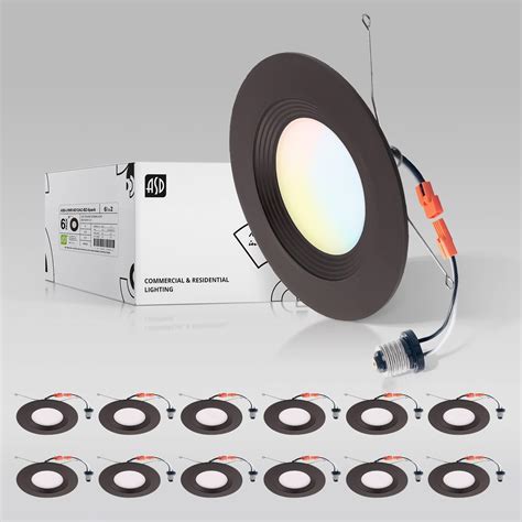 Asd Retrofit 6 Inch Bronze 12w 1009 Lm Wet Rated Dimmable Ceiling Led