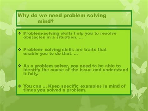 Problem Solving Skills PPT Business Business And Finance