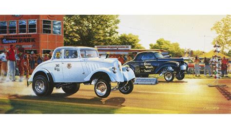 Vintage Hot Rod Drawings Hot Rod Art Over The Decades And Why It