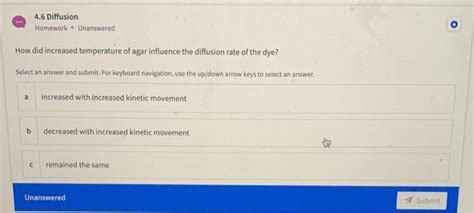 Solved 4 3 Tonicity Homework Unanswered Before