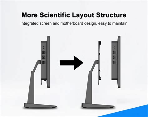 Ocom Brand Pos Machine Windows System With Ultra Thin 105mm Thickness