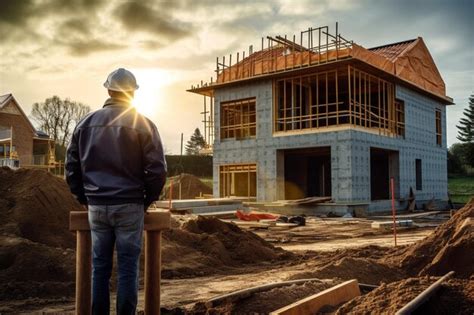 Premium Photo Masterful Builder Construction Expert Crafting Excellence