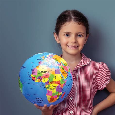 12 Inch Inflatable Our World Globe Explore Continents Countries