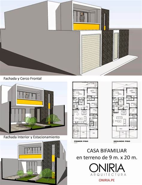 Disenos De Casas De 6 X 20 Diseño De Viviendas Planos De Casas