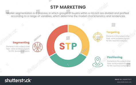 stp marketing strategy model segmentation customer stock vector
