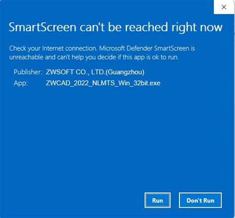 ★how To Fix “smartscreen Cant Be Reached Right Now” Error During Zwcad Installation Windows 10