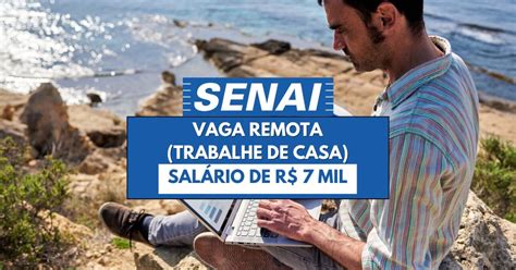 Vaga Home Office No Senai Analista De Qualidade De Software Pode