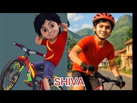 Shiva Cartoon All Characters In Real Life Youtube