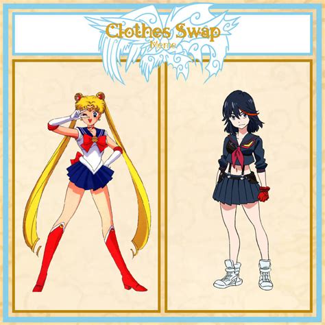 Clothes Swap Sailor Moon And Ryuko Matoi By Supremevincent2022 On