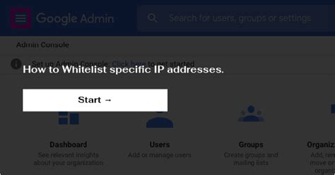 How To Whitelist Specific Ip Addresses