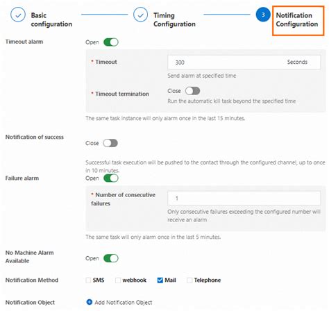 configure monitoring and alerting microservices engine alibaba