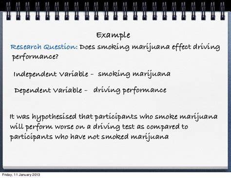 Lesson 1 Research Methods Variables And Hypothesis