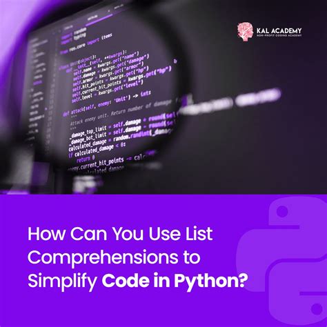 Learn About List Comprehensions From Kalacademy Kal Academy Posted On