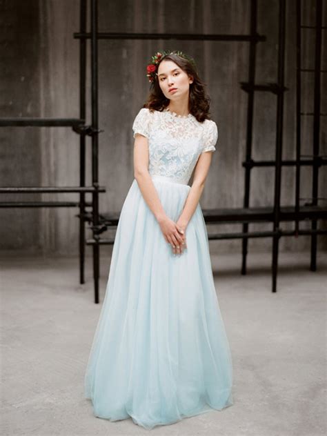 26 Serenity Blue Wedding Dresses That Inspire Weddingomania