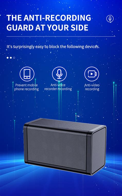 Anti Recording Shield High Power Safety Equipment F11 For Hotel Conference Anti Recording 140