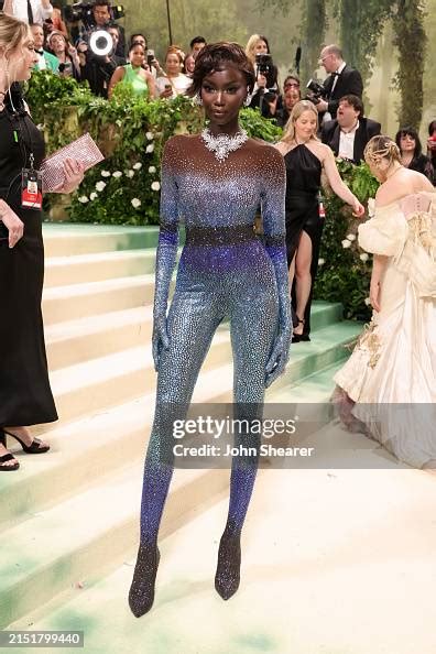 Anok Yai Attends The 2024 Met Gala Celebrating Sleeping Beauties