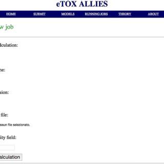 Web GUI Creating A New Model A New Model Can Be Calibrated Through Download Scientific