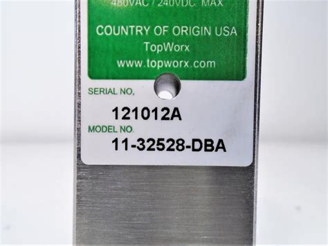 TopWorx Leverless Limit Switch Model DBA