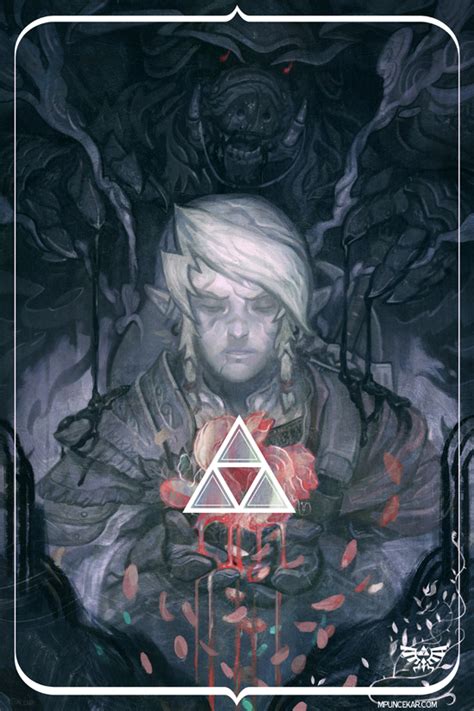 Mike Puncekar Ganon Link Nintendo The Legend Of Zelda 1babe Blood Closed Eyes Gloves