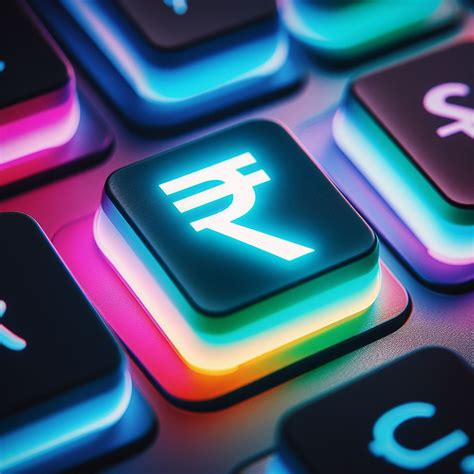 Mechanical Backlit Keyboard That Also Has The Rupee Symbol On It