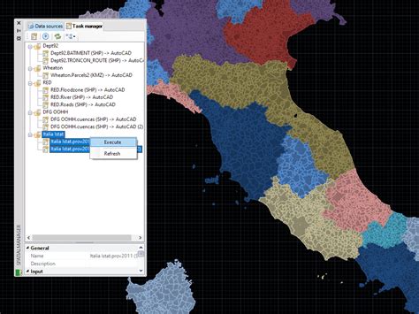 Spatial Manager For AutoCAD Features