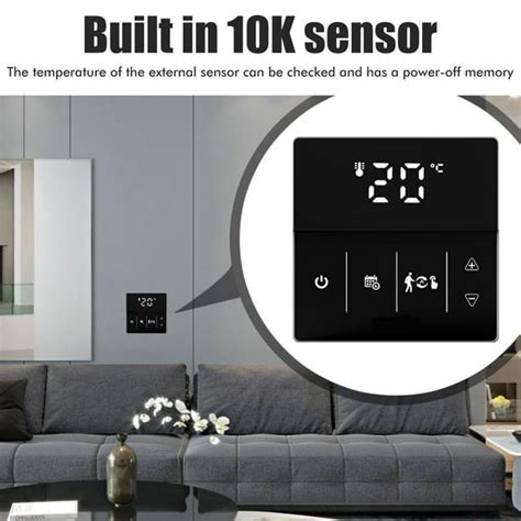 Remotely Controlled Wifi Smart Room Temperature Thermostat Wall Mounted