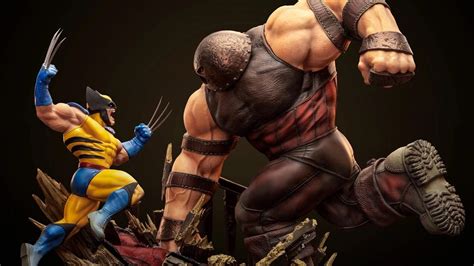 It Is Wolverine Vs Juggernaut With Iron Studios New X Men Exclusive